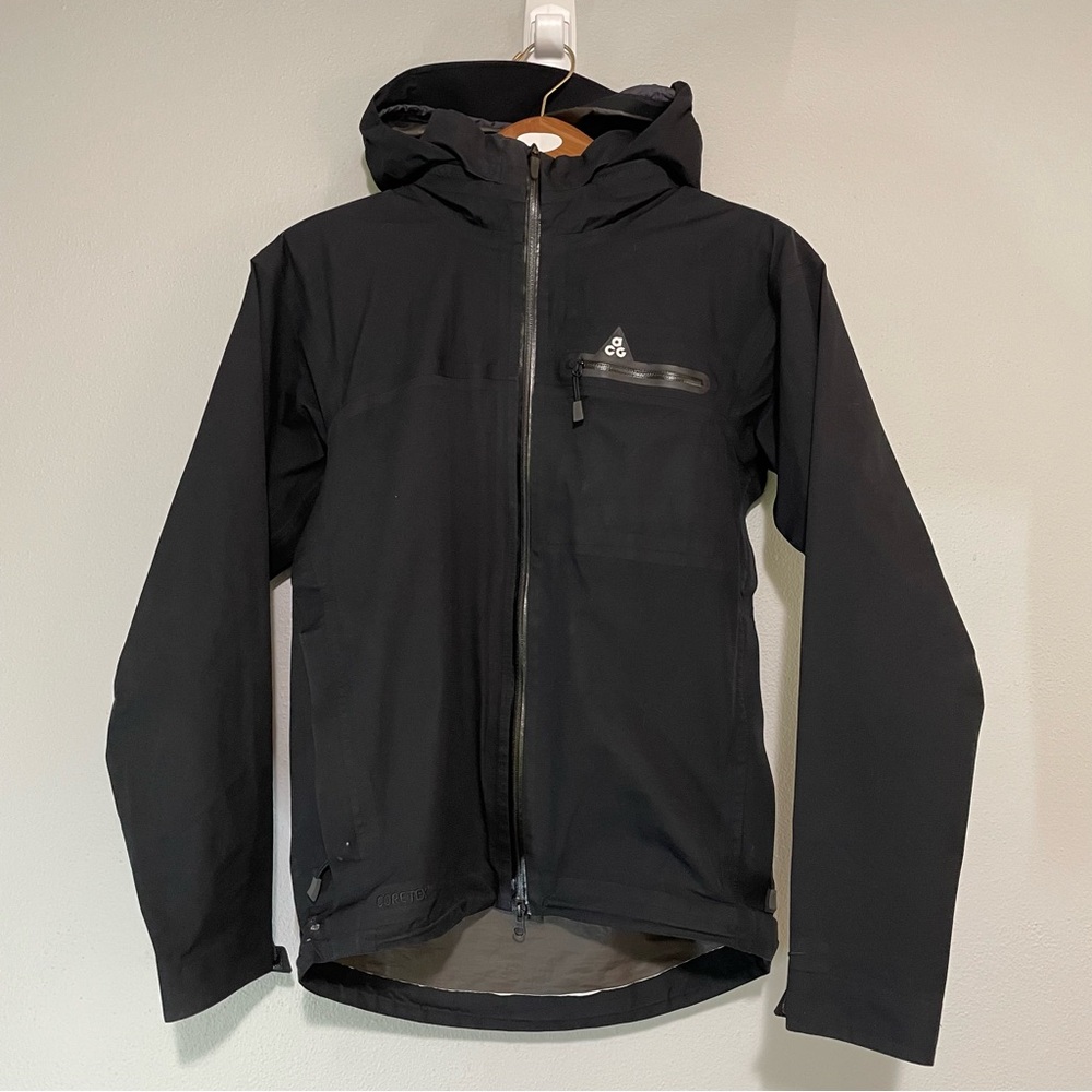Nike Acg Minimal Gore Tex Blackout Rain Jacket - Gem
